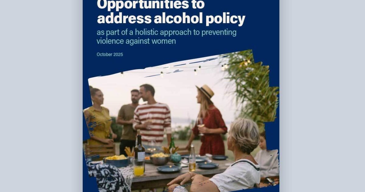 Our Watch | Opportunities to address alcohol policy as part of a…