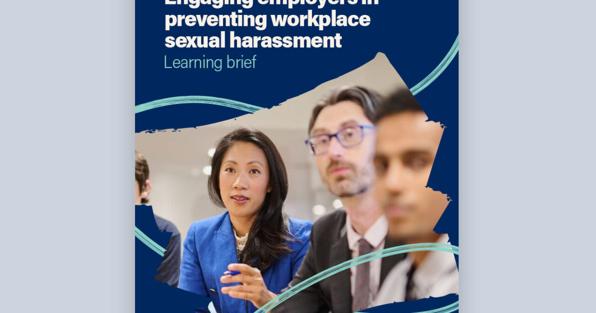 Our Watch | Learning briefs: Engaging employers in preventing…